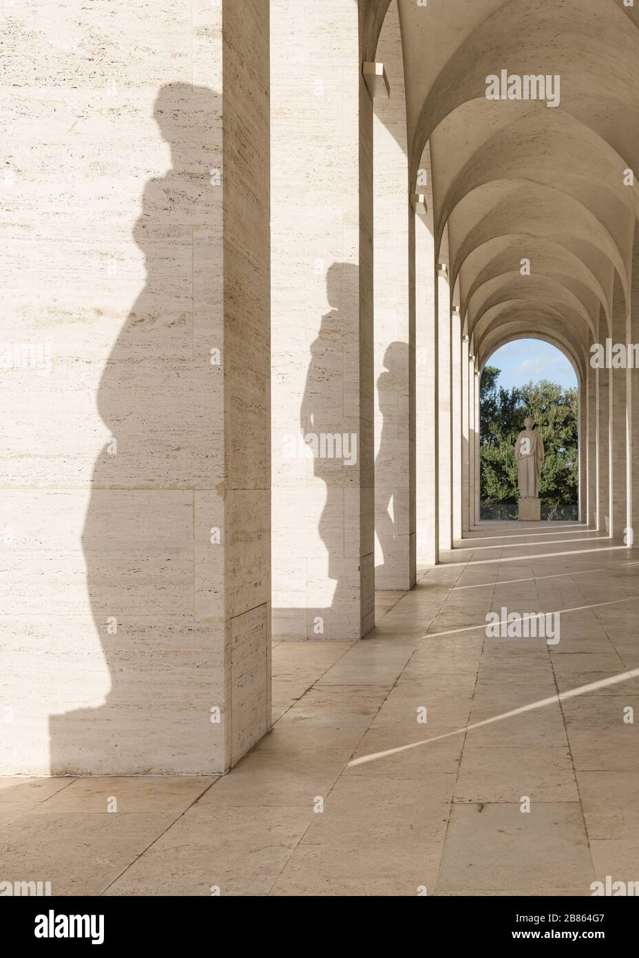 The Square Colosseum (Palazzo della Civiltà Italiana) is a fascist-era ...