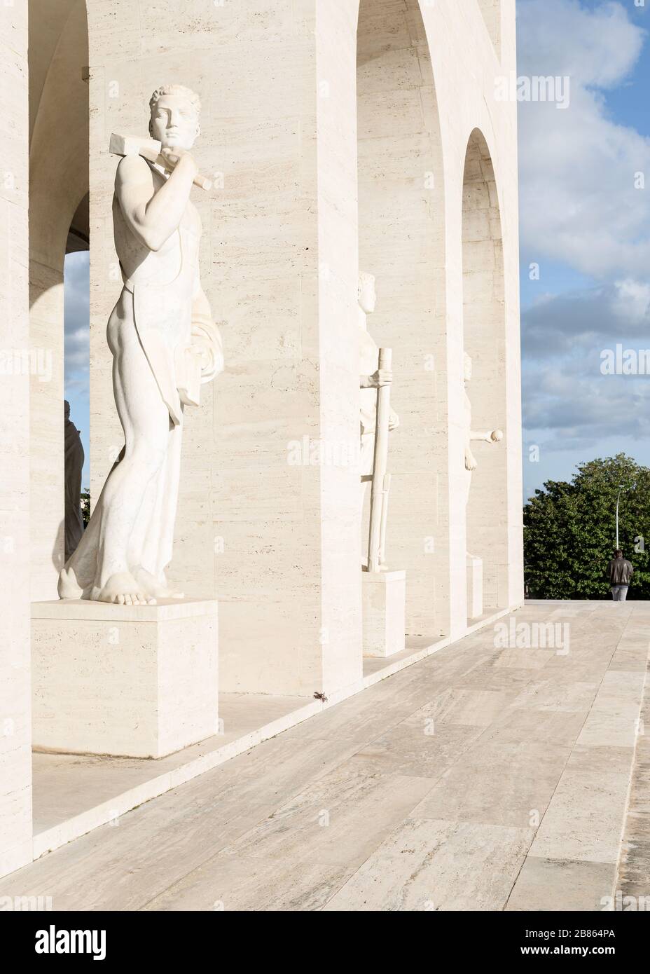 The Square Colosseum (Palazzo della Civiltà Italiana) is a fascist-era ...