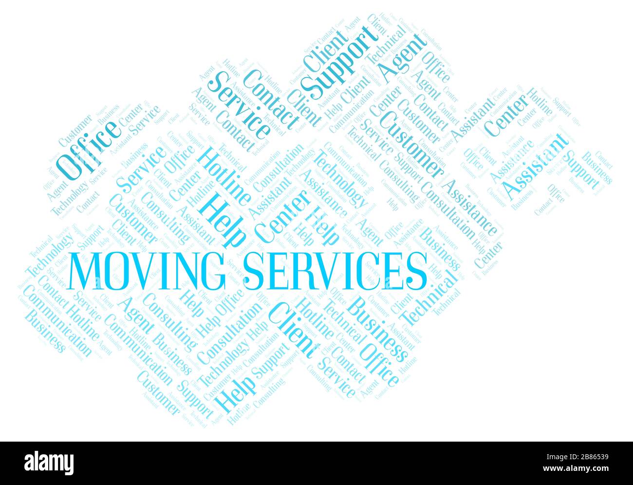 Moving Services word cloud. Wordcloud made with text only Stock Photo ...