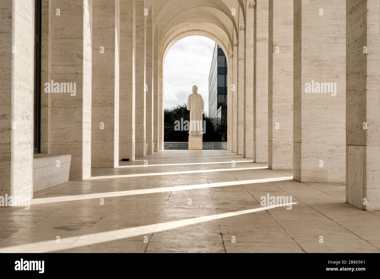 The Square Colosseum (Palazzo della Civiltà Italiana) is a fascist-era ...