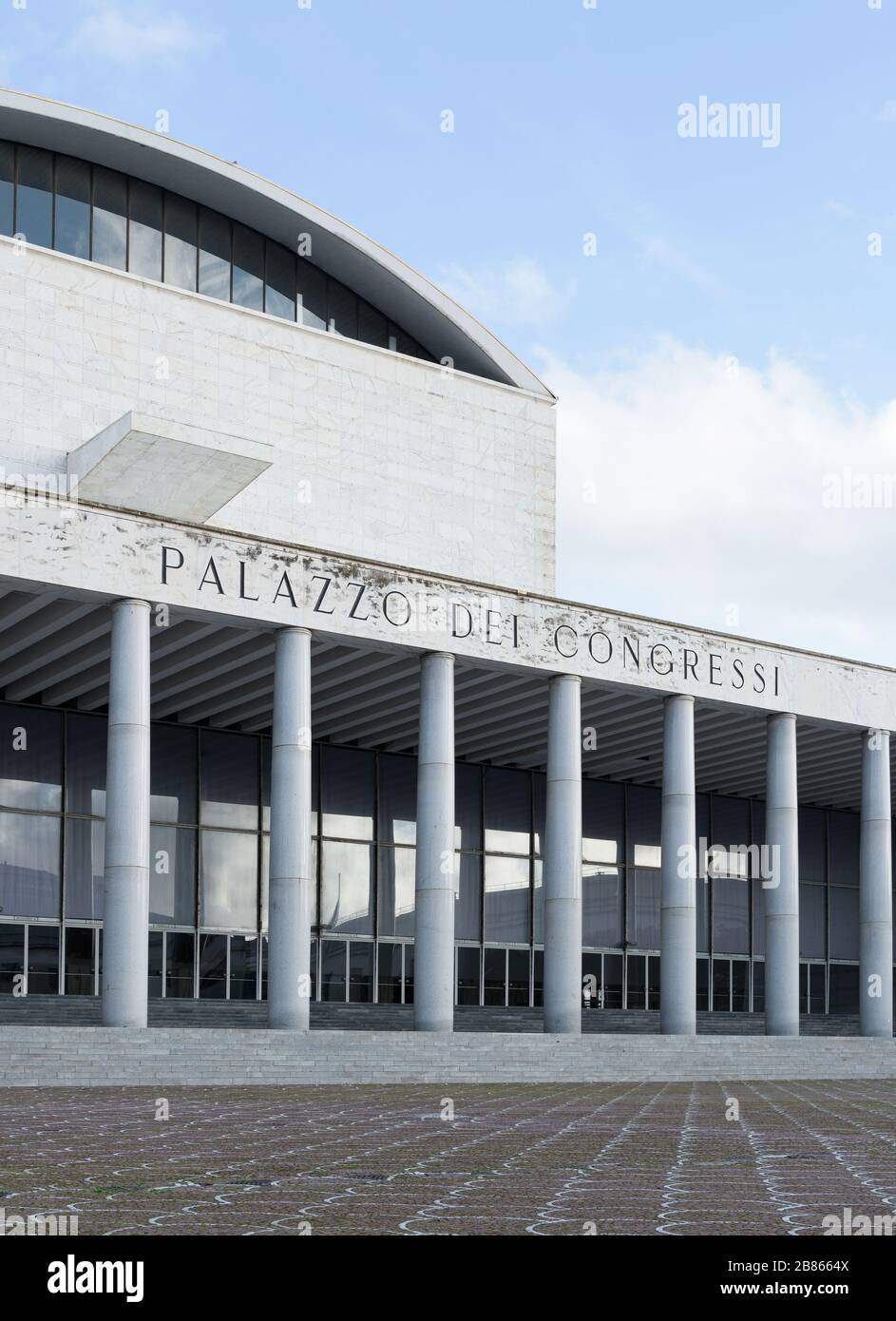 The Convention Centre (Palazzo dei Congressi) is a fascist-era building ...