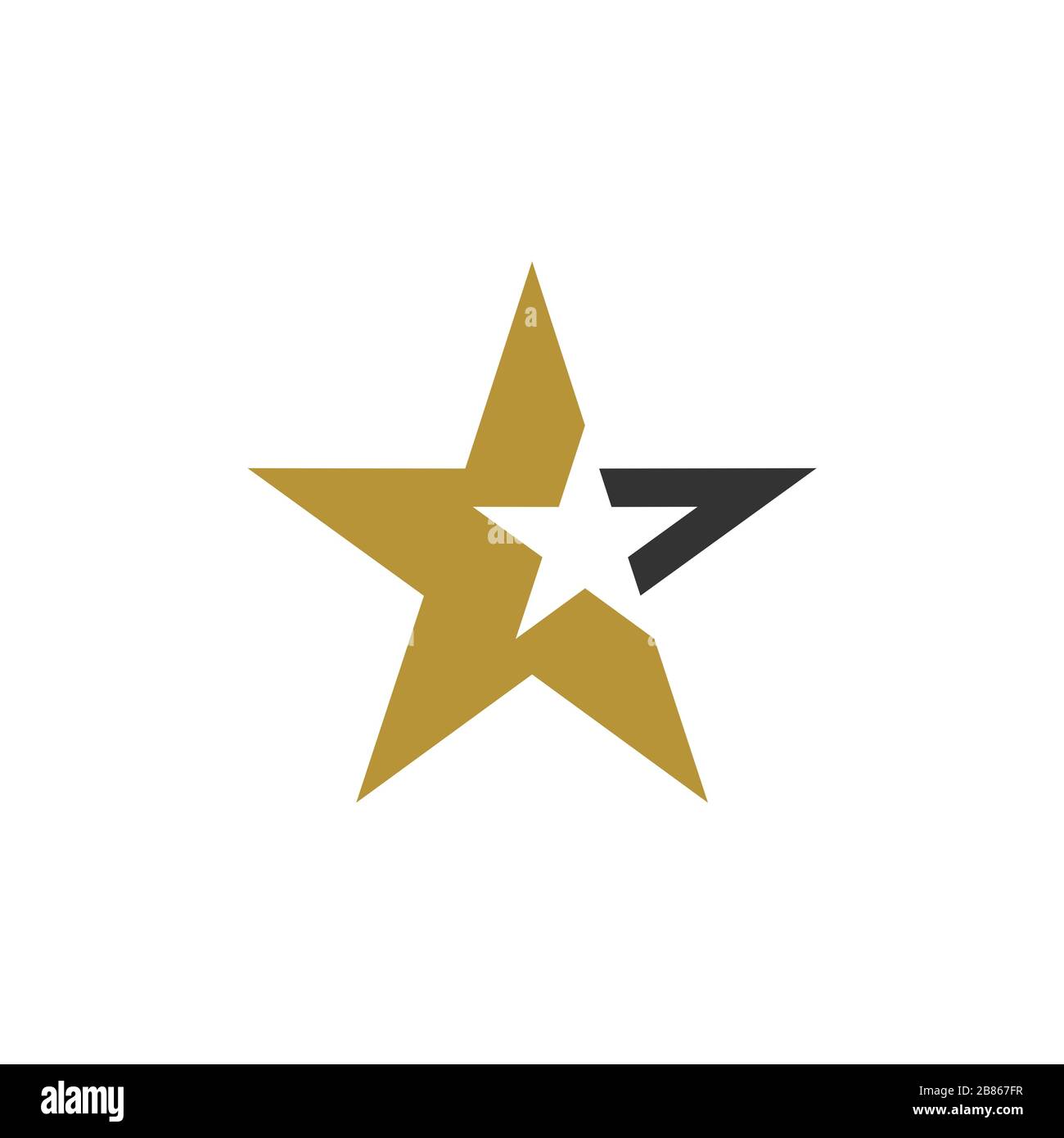 Gold Star vector Logo Template Illustration Design. Vector EPS 10 Stock ...