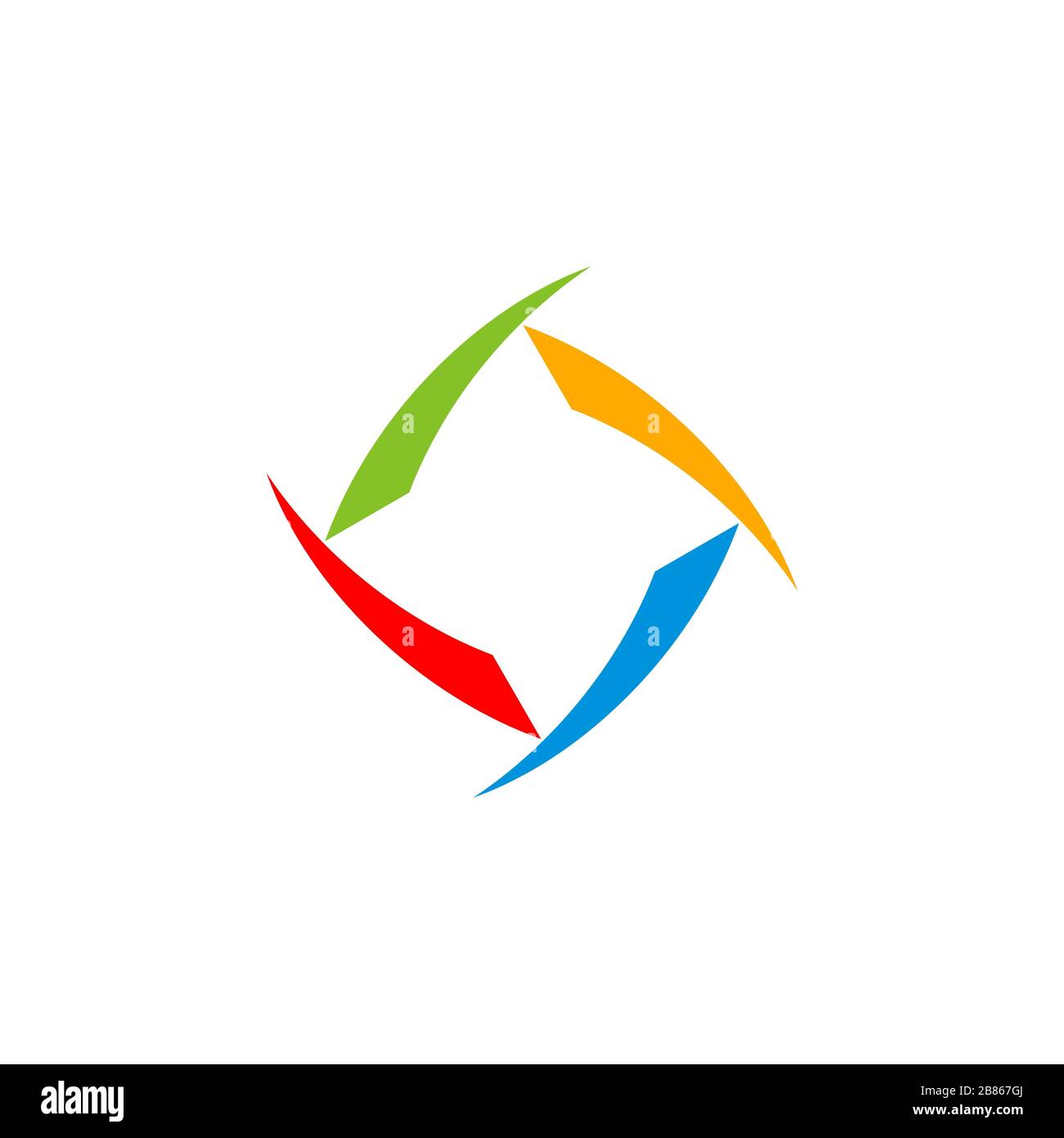 Sabers Circle Shape Logo Template Illustration Design. Vector EPS 10 ...