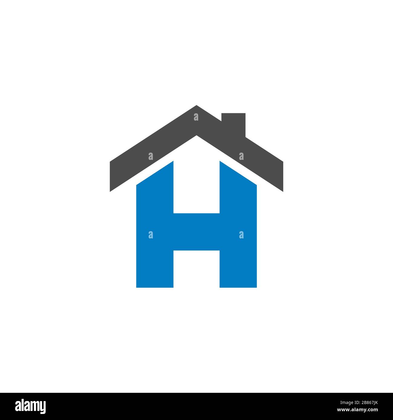 H Letter Home Shape vector Logo Template Illustration Design. Vector ...