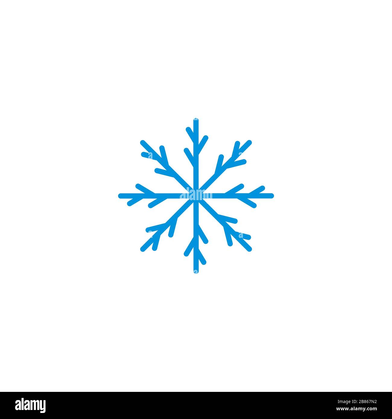 Blue Snowflake vector Logo Template Illustration Design. Vector EPS 10 ...