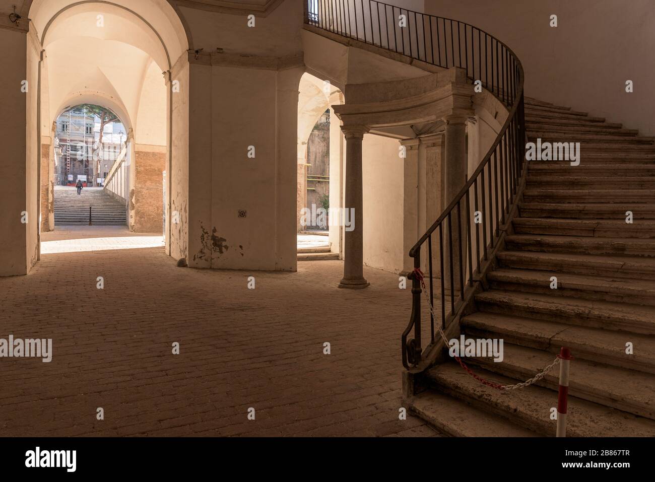 Barberini Palace (Palazzo Barberini), a papal residence of the Baroque ...