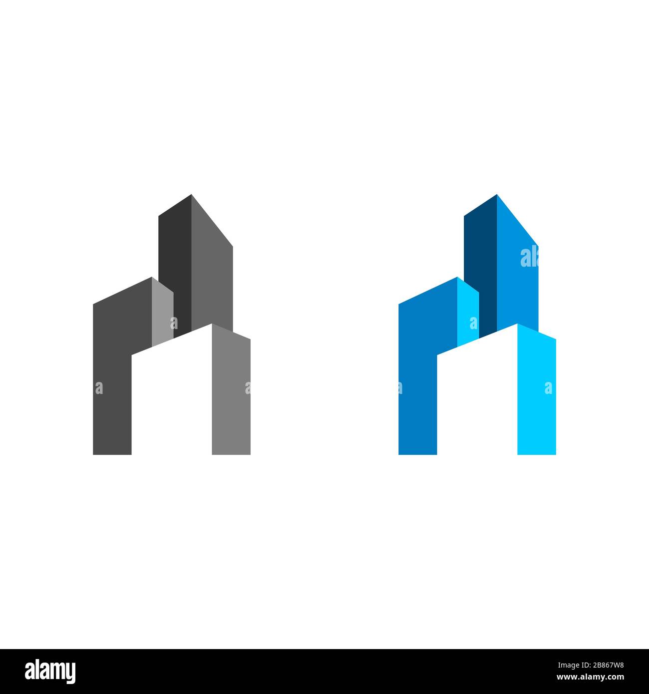 Skyline, Skyscraper Logo Template Illustration Design. Vector EPS 10 ...