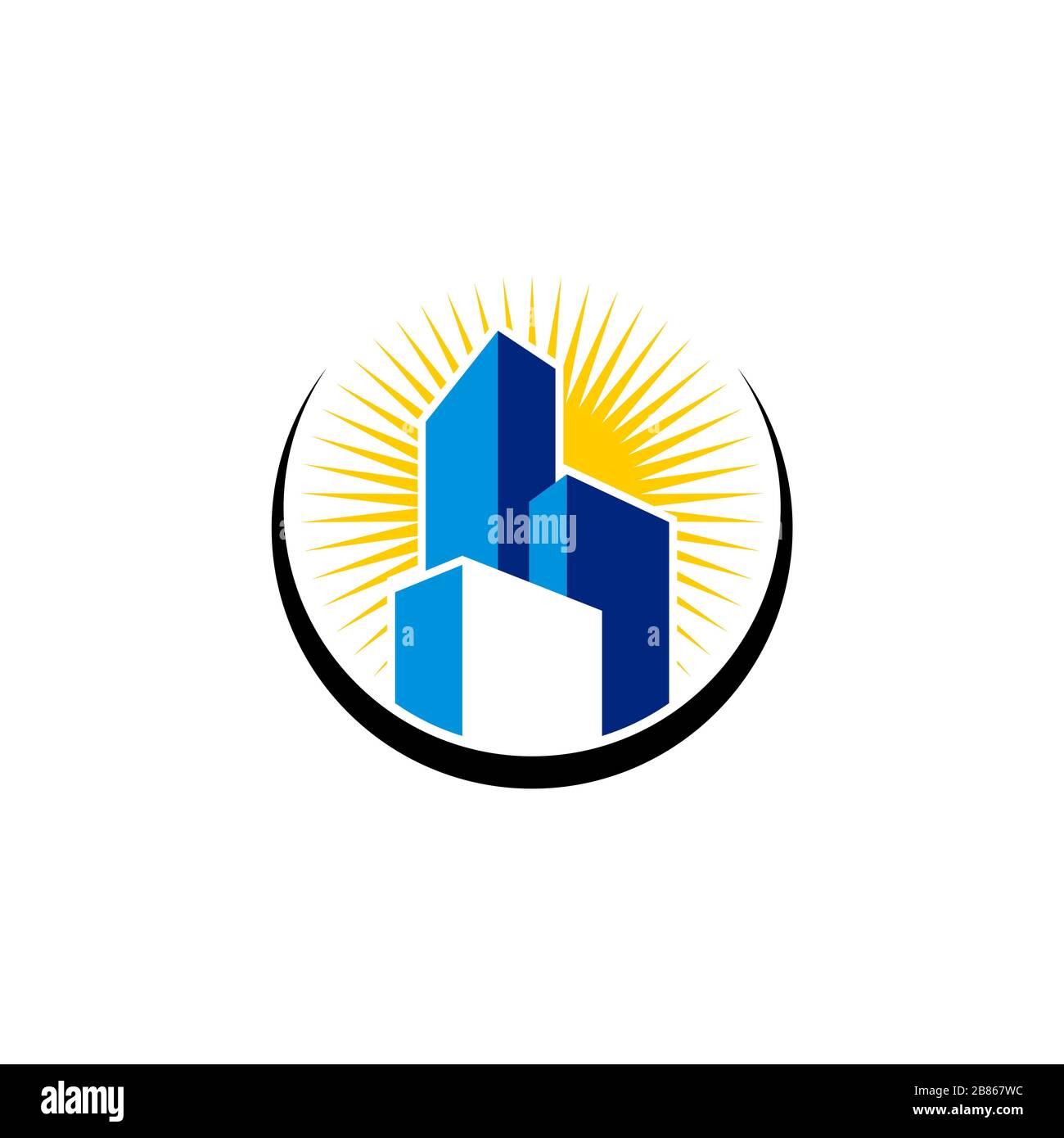 Skyline, Skyscraper Logo Template Illustration Design. Vector EPS 10 ...
