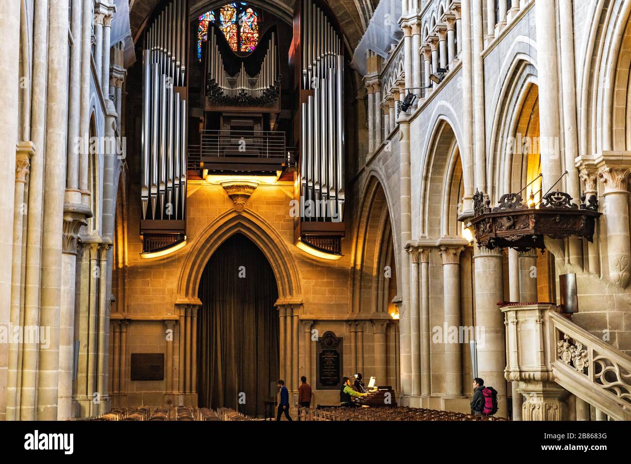 Inside Lausanne Cathedral in Switzerland Stock Photo - Alamy