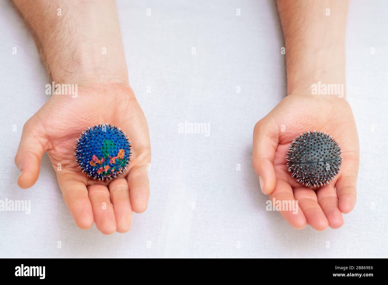 Skin two rubber ball hi-res stock photography and images - Alamy