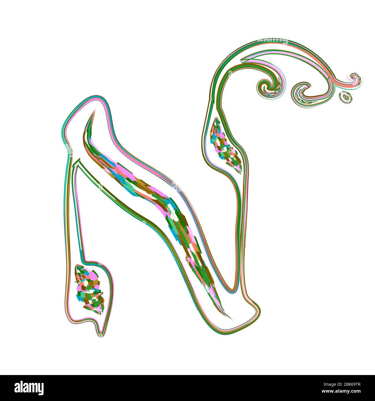 Calligraphy Hebrew alphabet. Decorative font gold. Letters hand draw ...