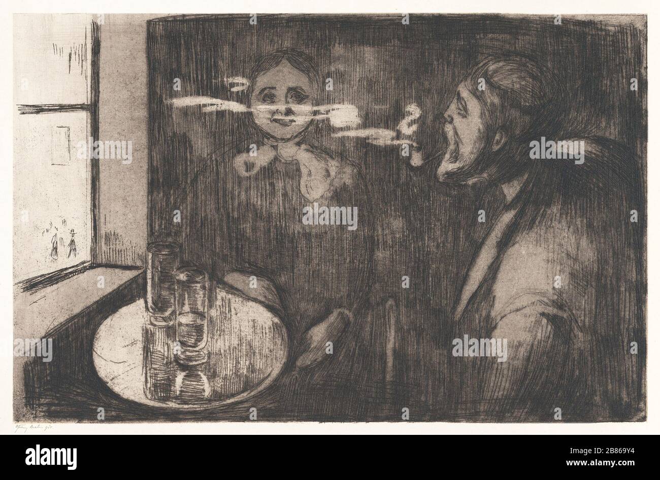 1894 by edvard munch hi-res stock photography and images - Alamy