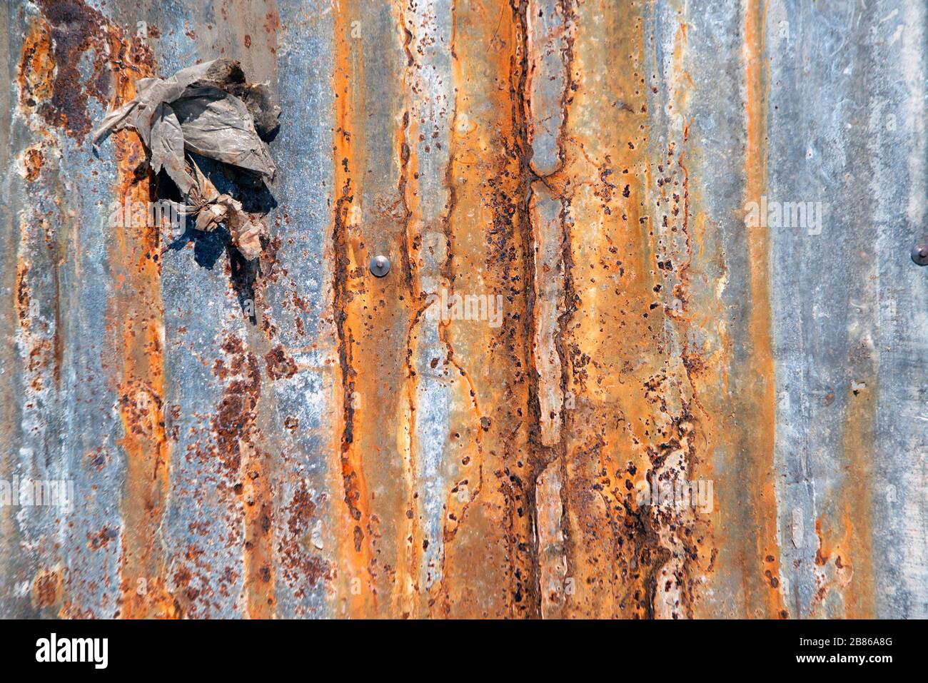 Weathered Zinc Sheeting