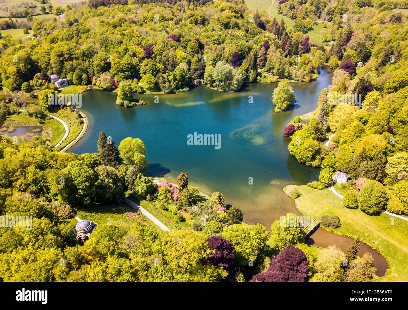 Stourhead gardens hi-res stock photography and images - Alamy