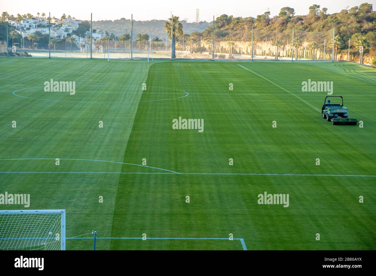 Soccer pitch maintenance hi-res stock photography and images - Alamy