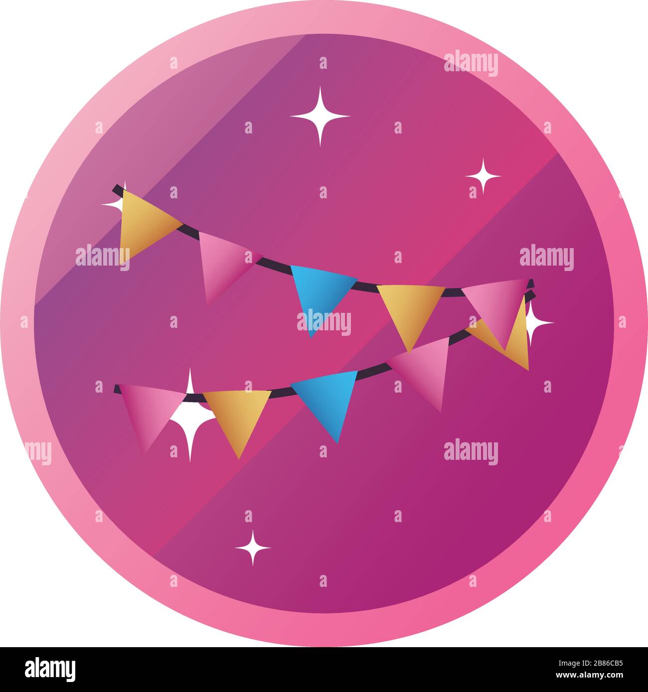 Happy Birthday Pennant Banner Clip Art