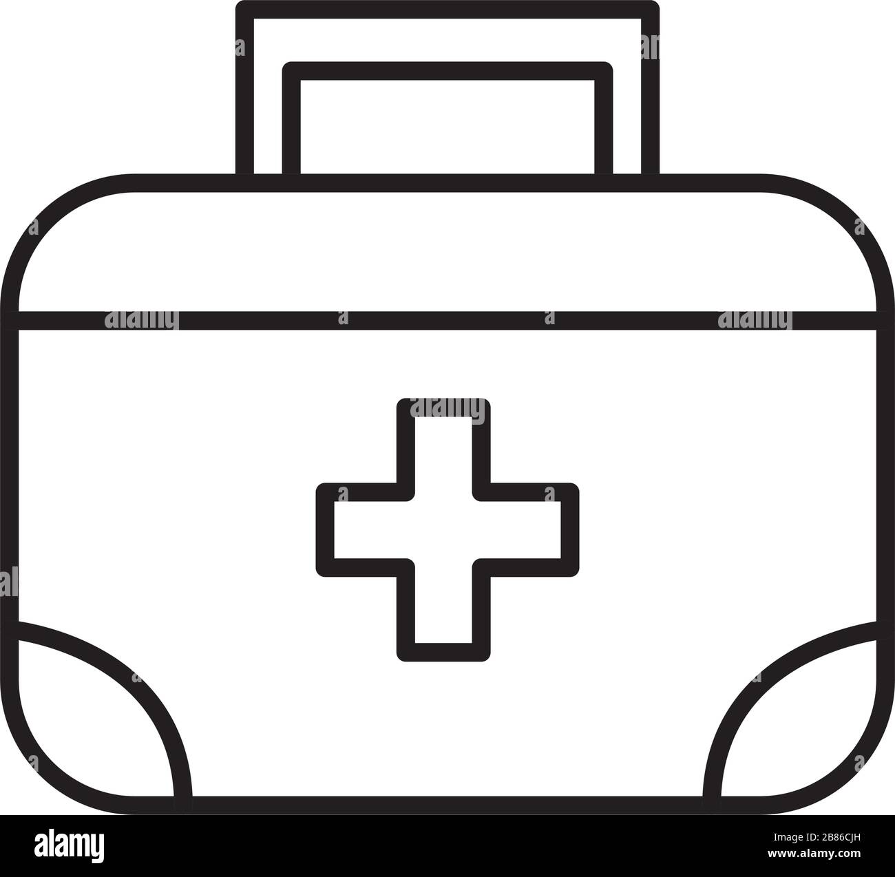 Vaccination line icons healthcare Cut Out Stock Images & Pictures - Alamy