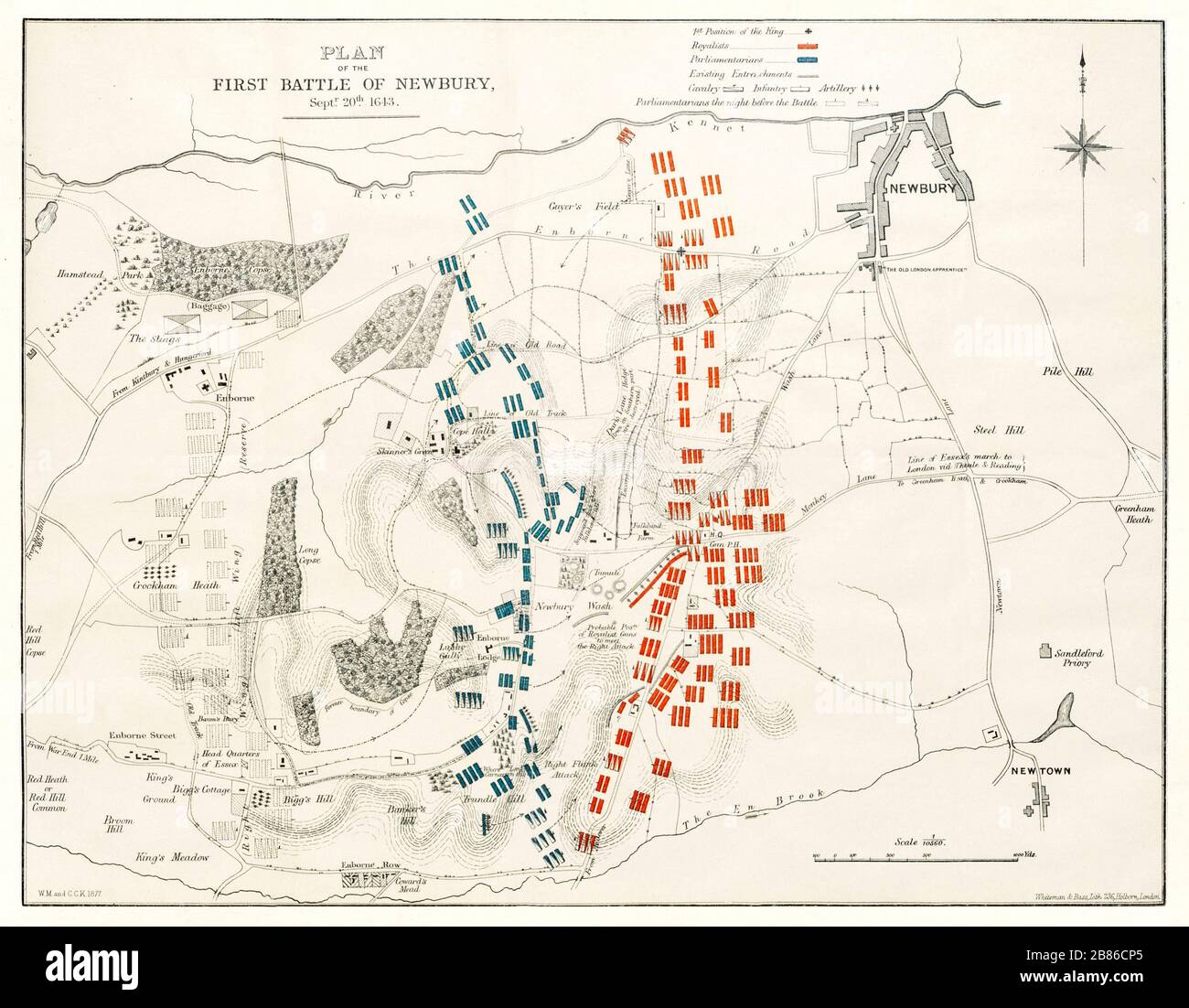 Map of civil war battles hi-res stock photography and images - Alamy