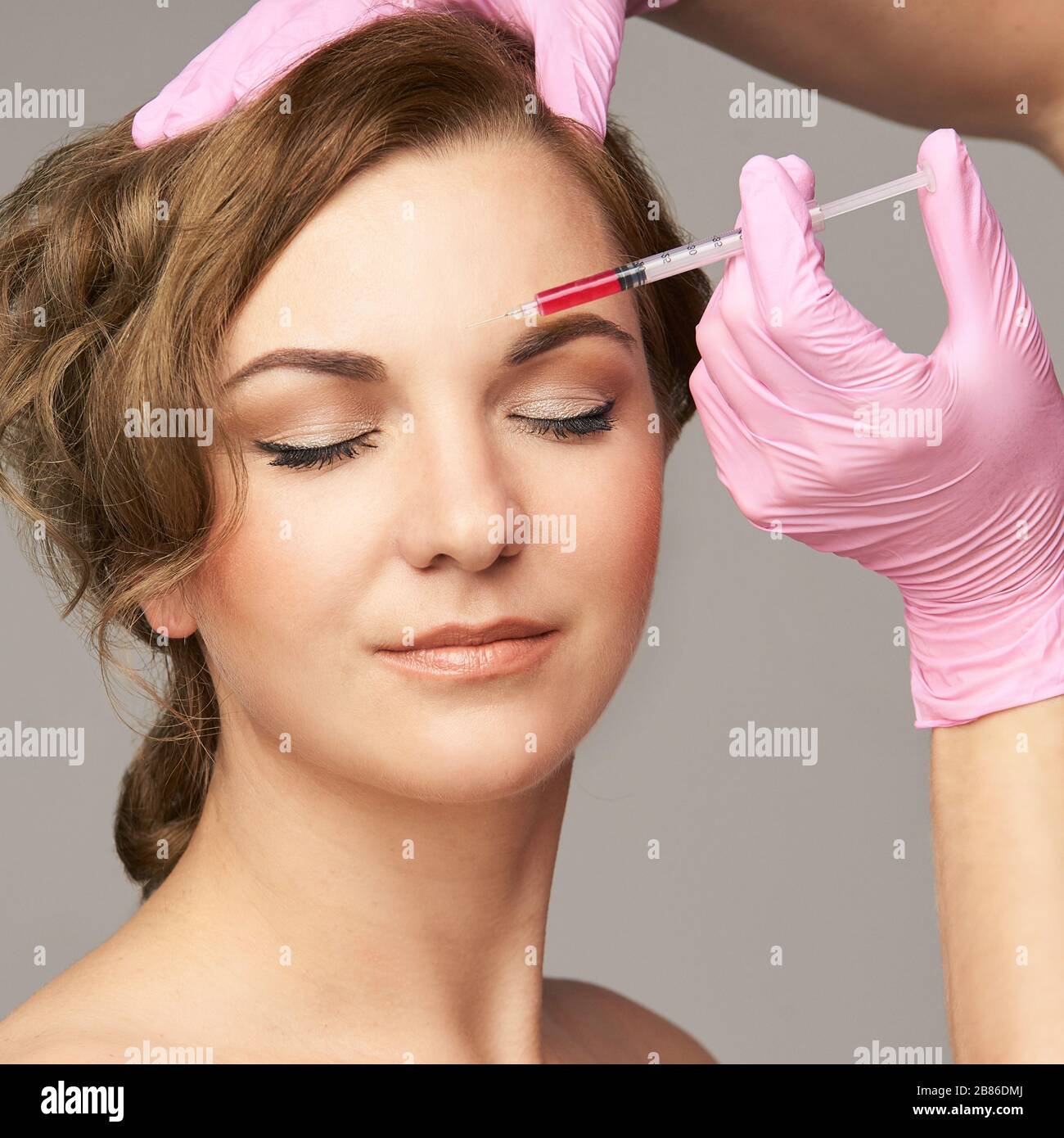 Blood head skin doctor hi-res stock photography and images - Alamy