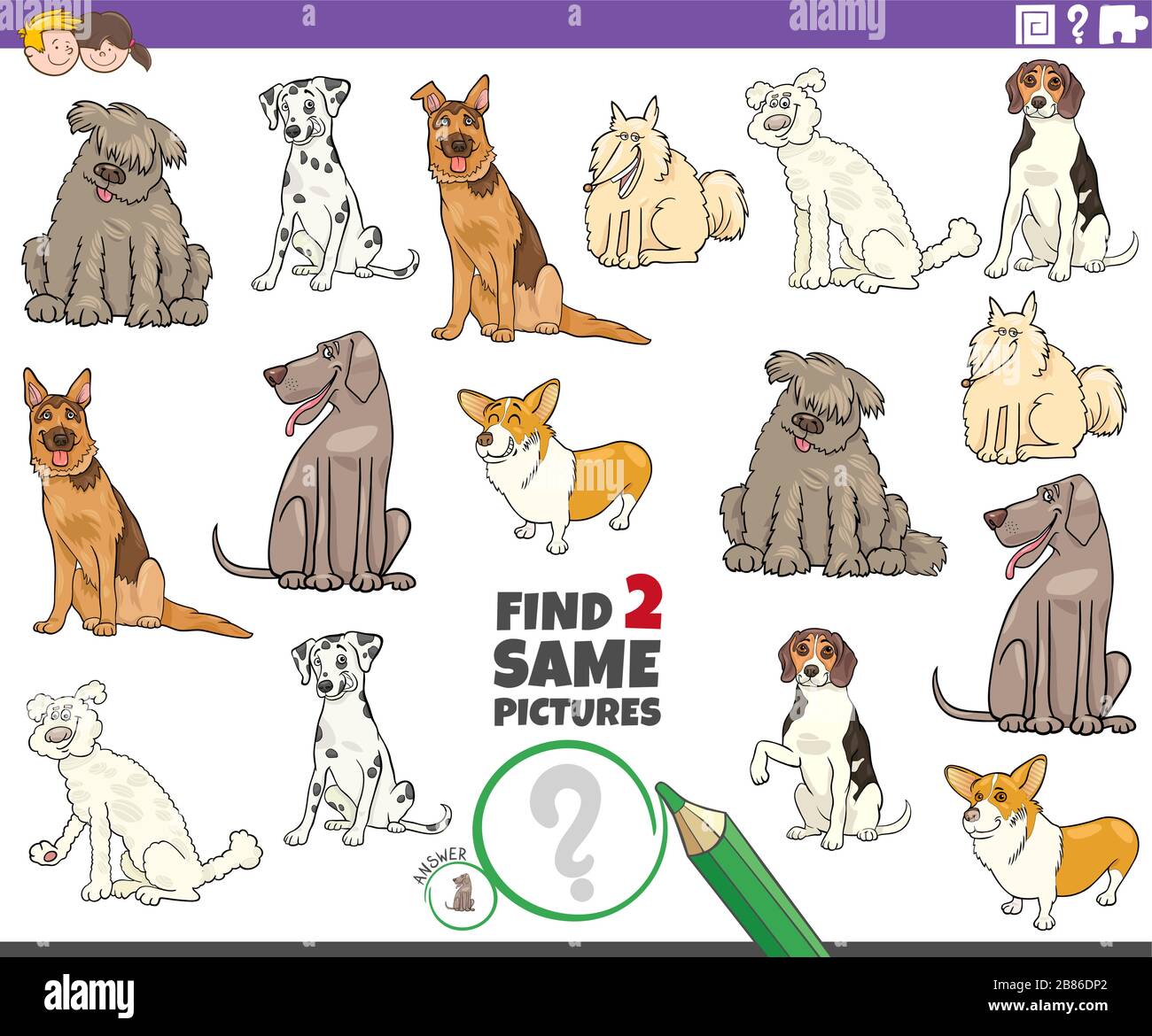 Two identical dogs hi-res stock photography and images - Alamy