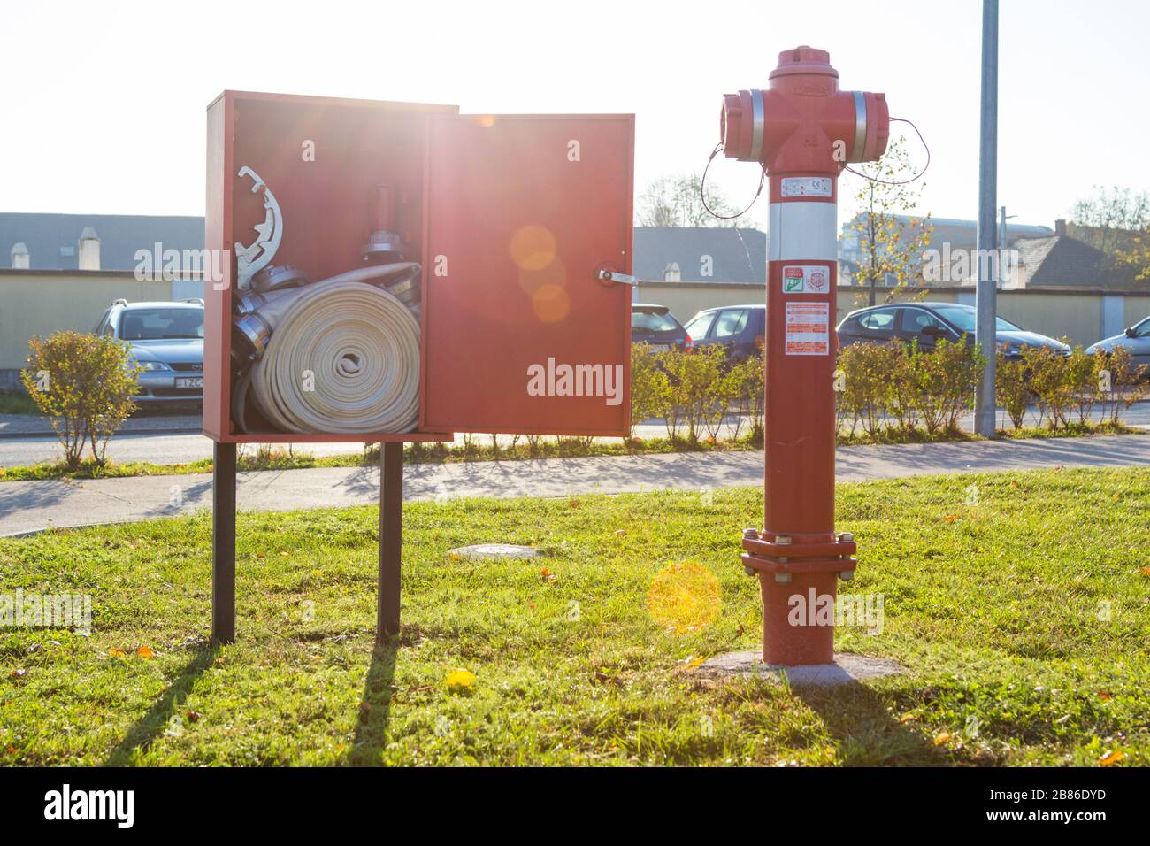 Fire Hose Hydrant High Resolution Stock Photography and Images - Alamy