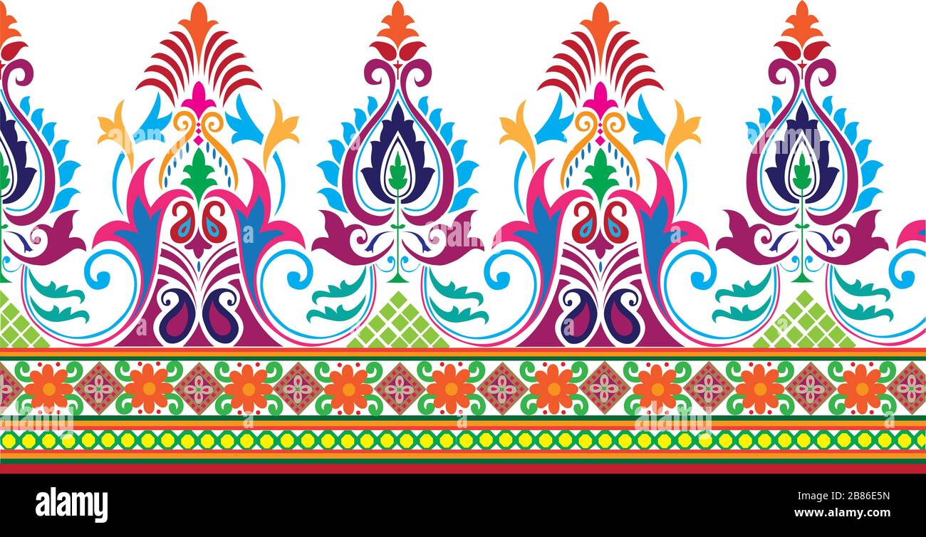 Colourful Indian Patterns And Designs