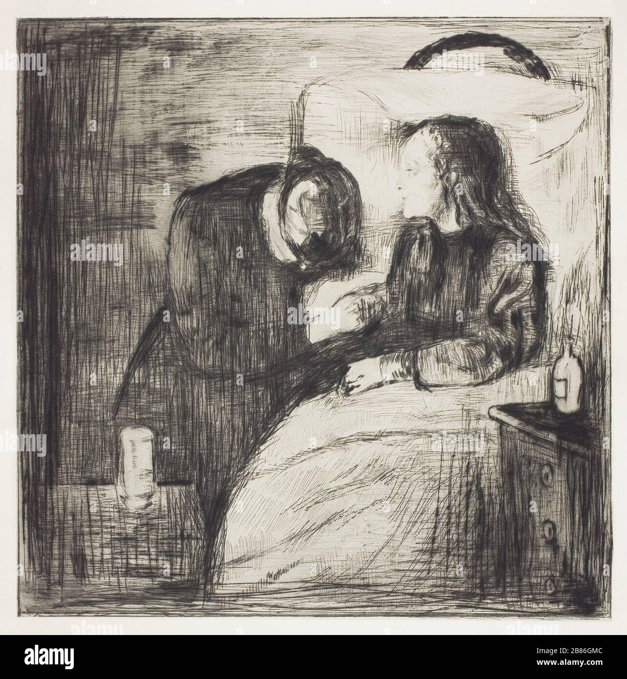 The sick child, edvard munch hi-res stock photography and images - Alamy