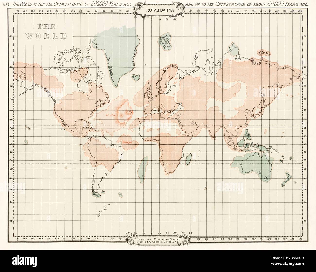 Old map atlantis hi-res stock photography and images - Alamy
