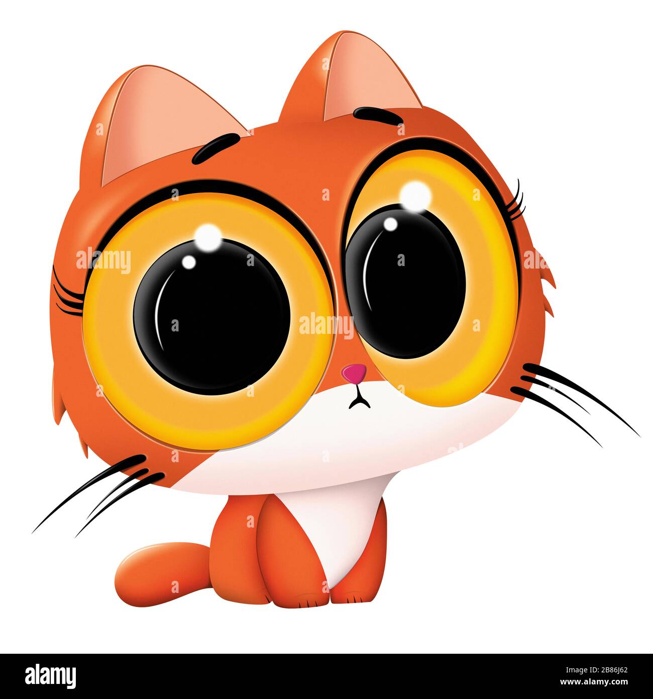 Abstract fairy tale colored cats Stock Photo - Alamy