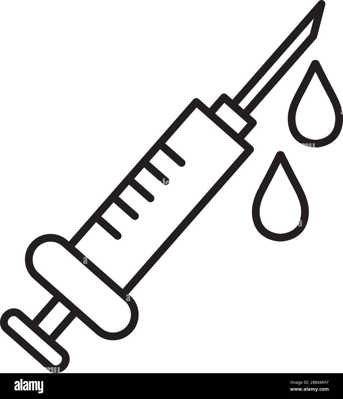 injection medical, line style icon Stock Vector Image & Art - Alamy