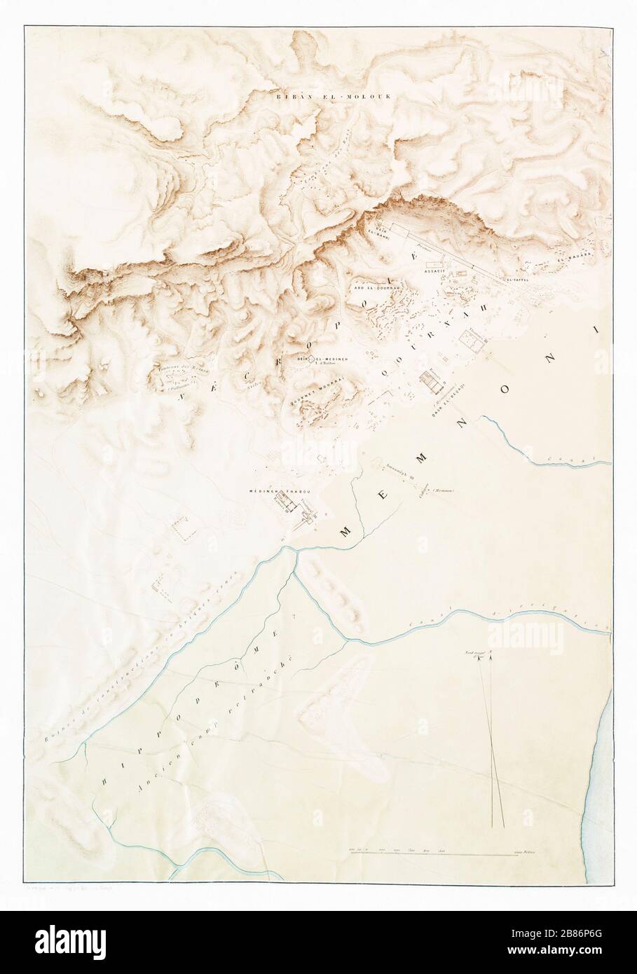 Thebes map hi-res stock photography and images - Alamy