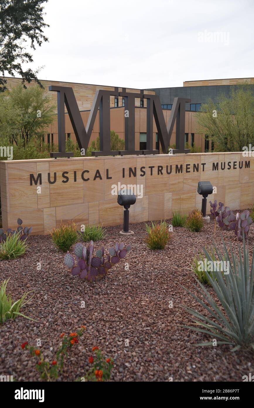 Phoenix, Arizona. U.S.A. Nov. 27, 2017. Musical Instrument Museum (MIM ...