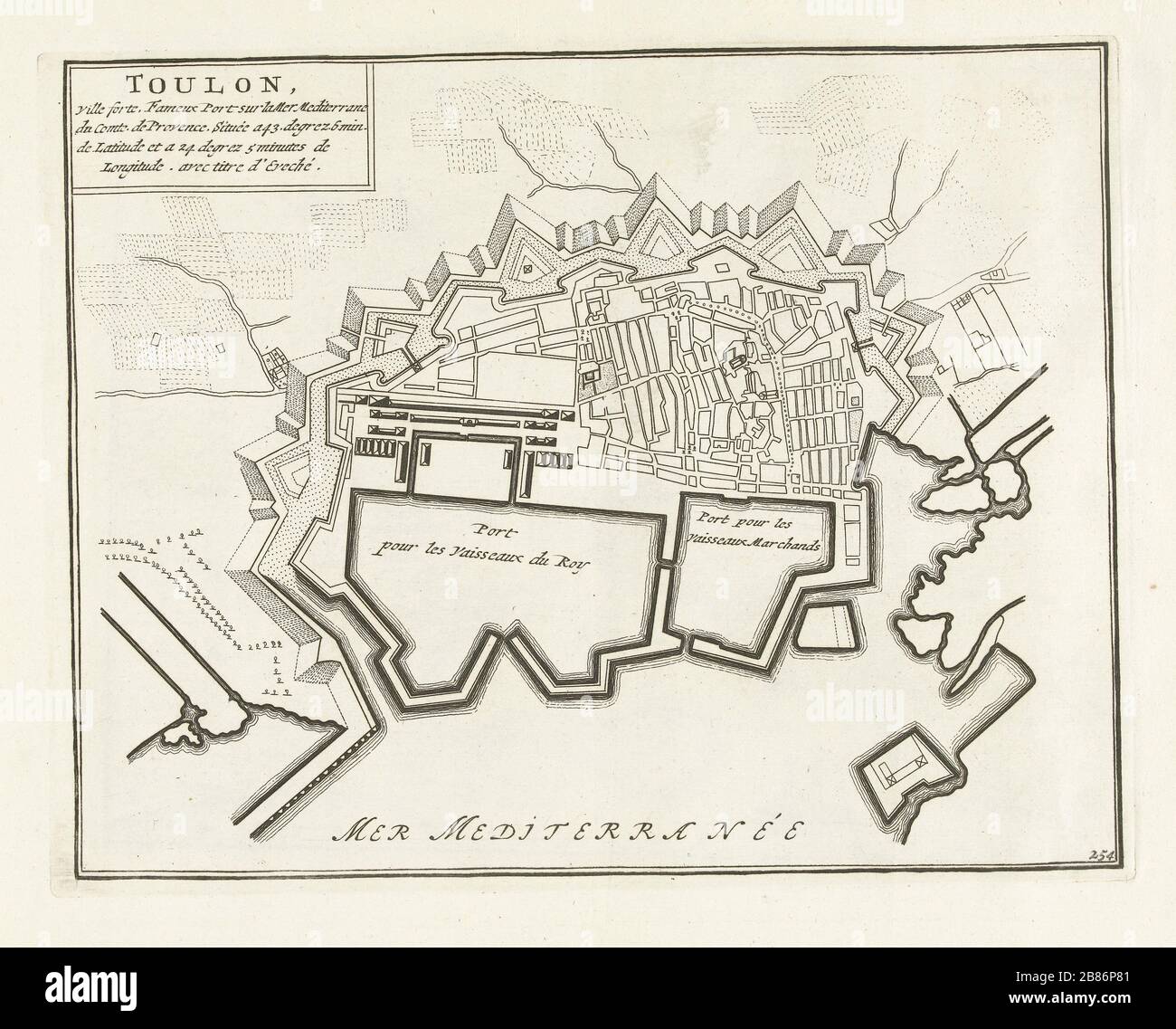 Map of toulon hi-res stock photography and images - Alamy