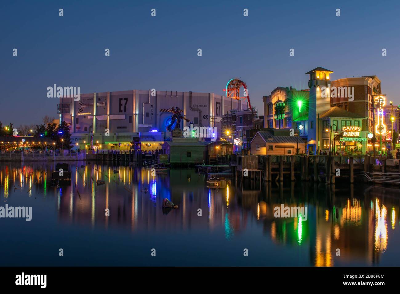 Orlando, Florida. February 29, 2020 . Panoramic view of Production ...