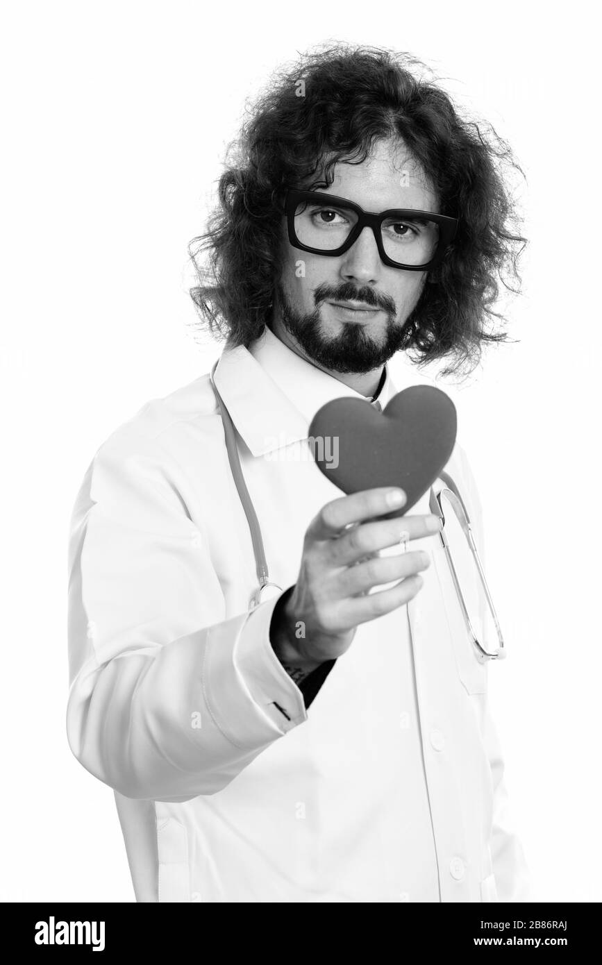 Man red beard holding Black and White Stock Photos & Images - Alamy