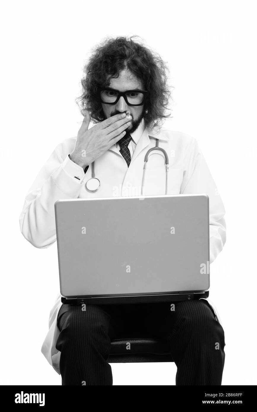 Shocked doctor portrait hi-res stock photography and images - Alamy