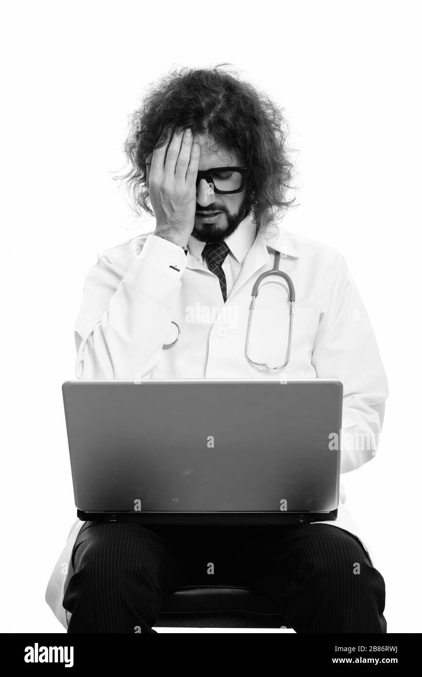 Sad face laptop hi-res stock photography and images - Alamy