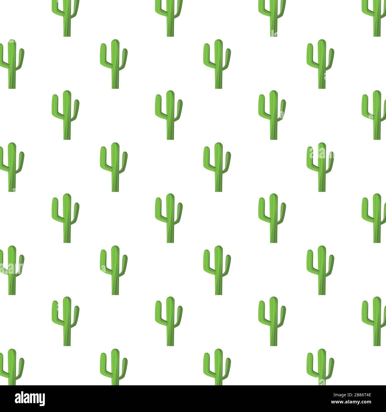 cactus mexican plants pattern background Stock Vector Image & Art - Alamy