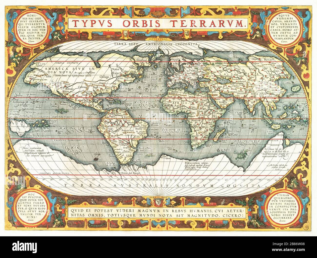 Ortelius map africa hi-res stock photography and images - Alamy