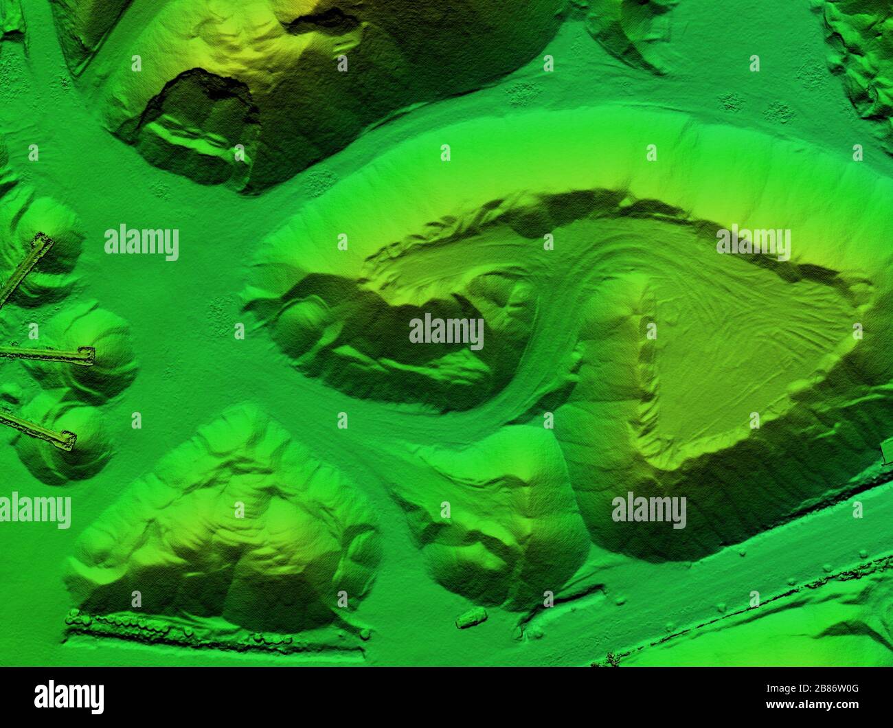 Digital elevation model drone hi-res stock photography and images - Alamy
