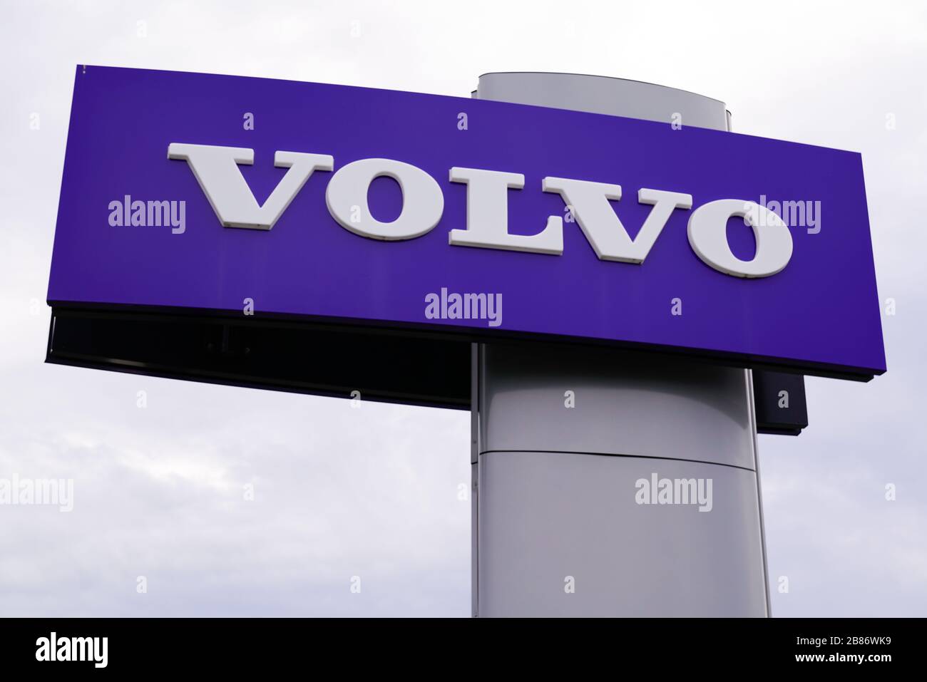 Bordeaux , Aquitaine / France - 10 30 2019 : Volvo Automobile shop ...