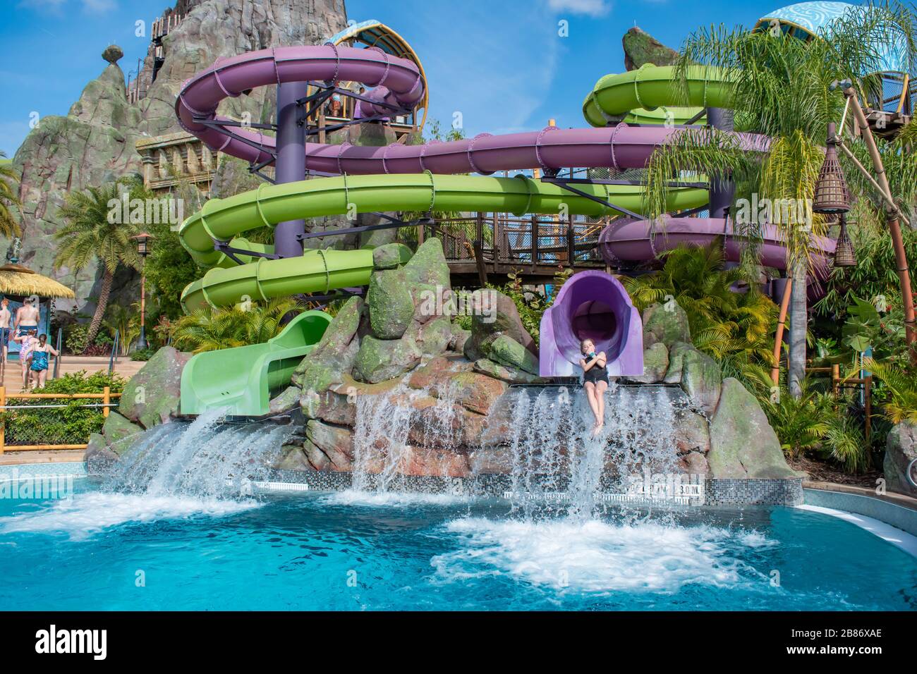 Orlando, Florida. March 10, 2020. People enjoying Ohno of Ohyah and ...