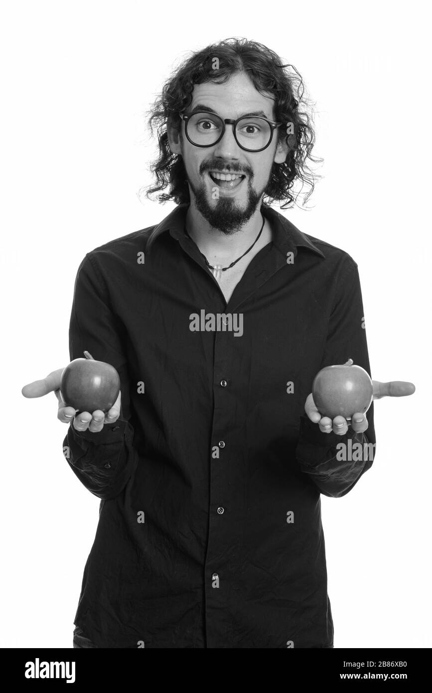 Man red hair happy Black and White Stock Photos & Images - Alamy