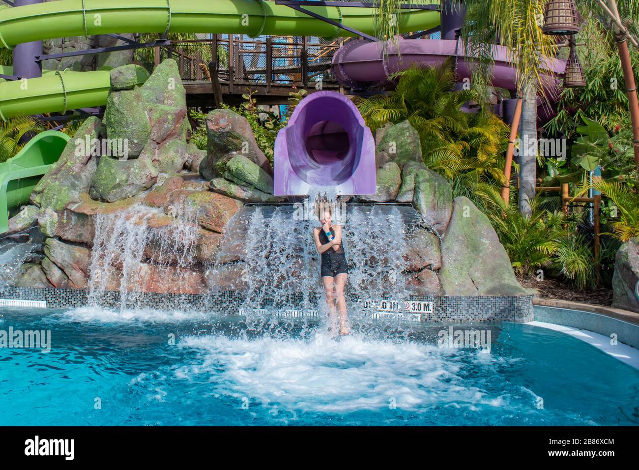 Orlando, Florida. March 10, 2020. People enjoying Ohno of Ohyah and ...