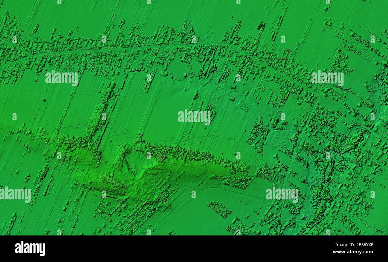 DEM - digital elevation model. Product made after proccesing pictures ...