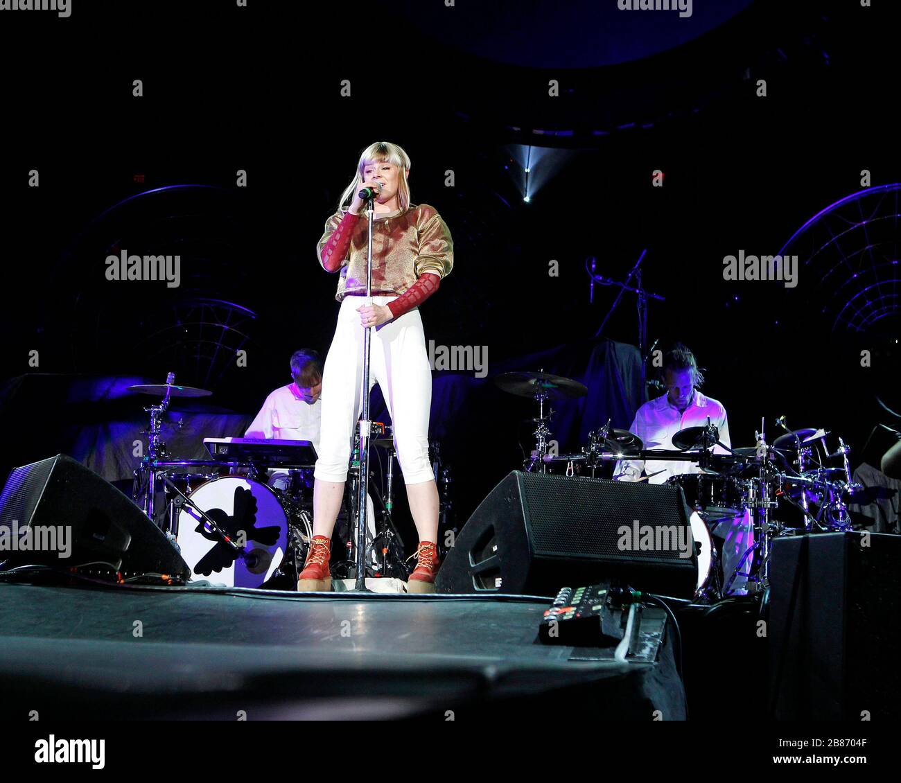 Swedish vocalist Robyn (Robyn Carlsson) performs at the American ...