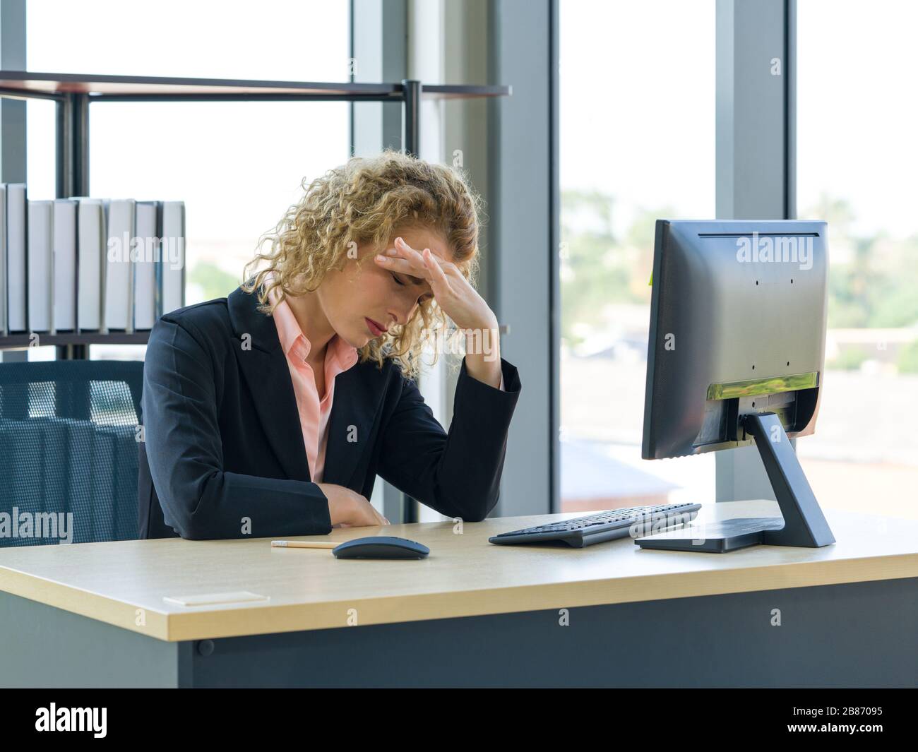 Morning work atmosphere In a modern office. Ukrainian employees rest ...