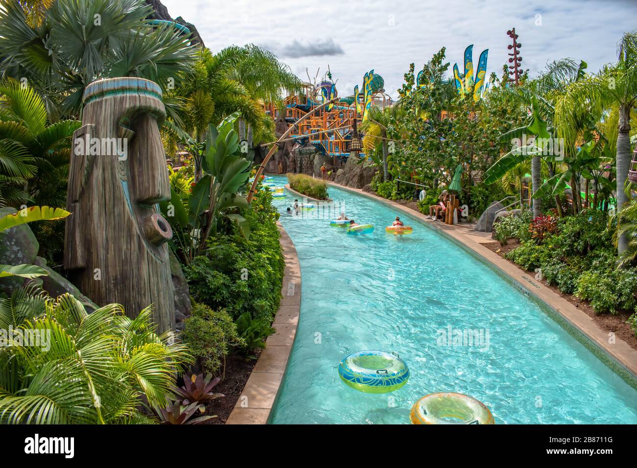 Orlando, Florida. March 10, 2020. People enjoying TeAwa The Fearless ...