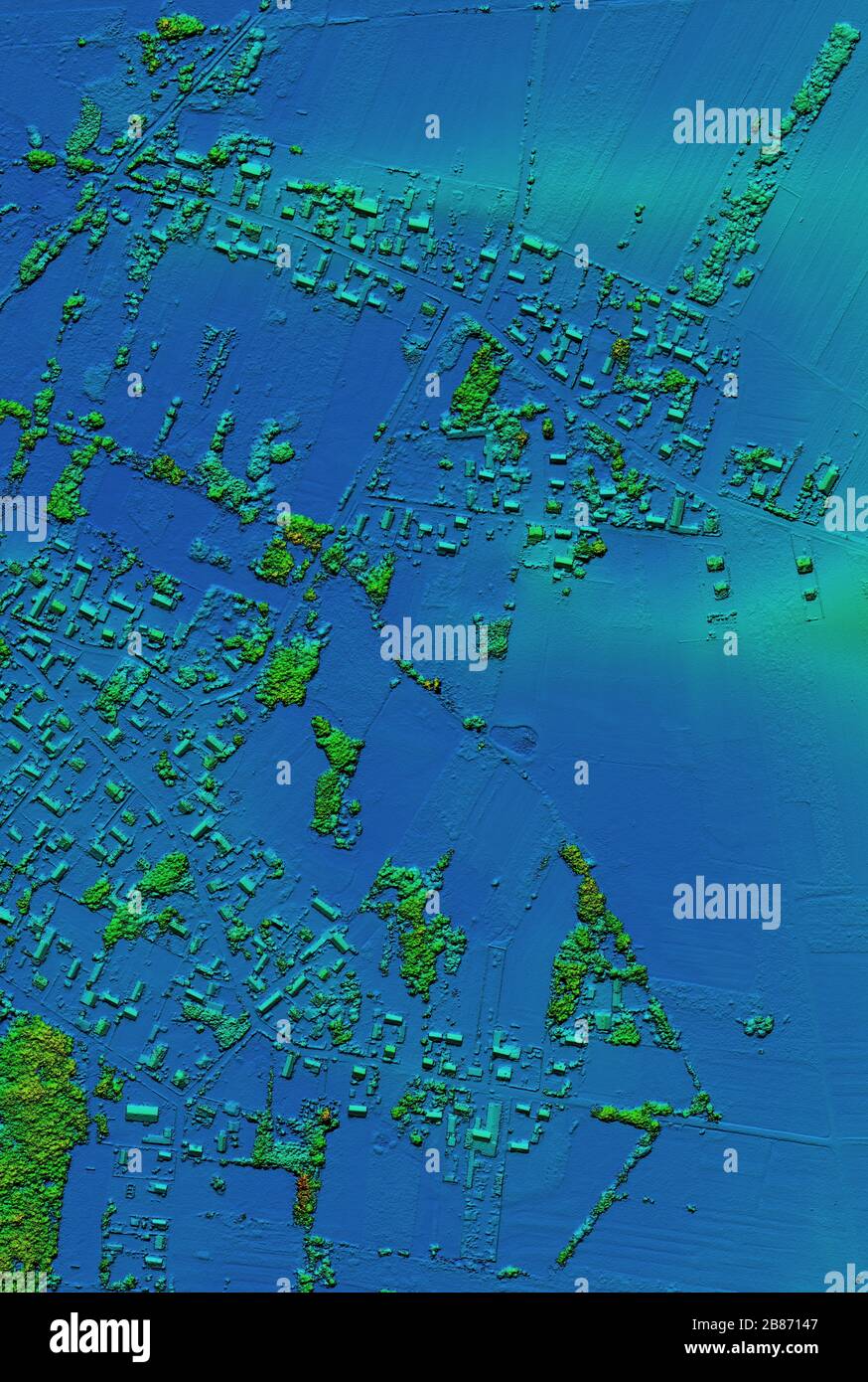Digital elevation model drone hi-res stock photography and images - Alamy