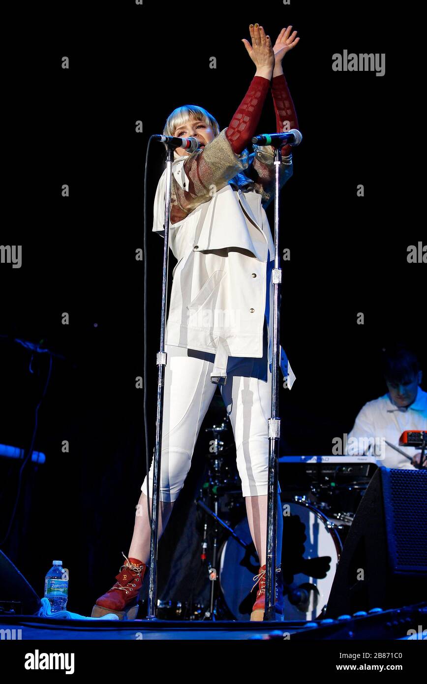 Swedish vocalist Robyn (Robyn Carlsson) performs at the American ...